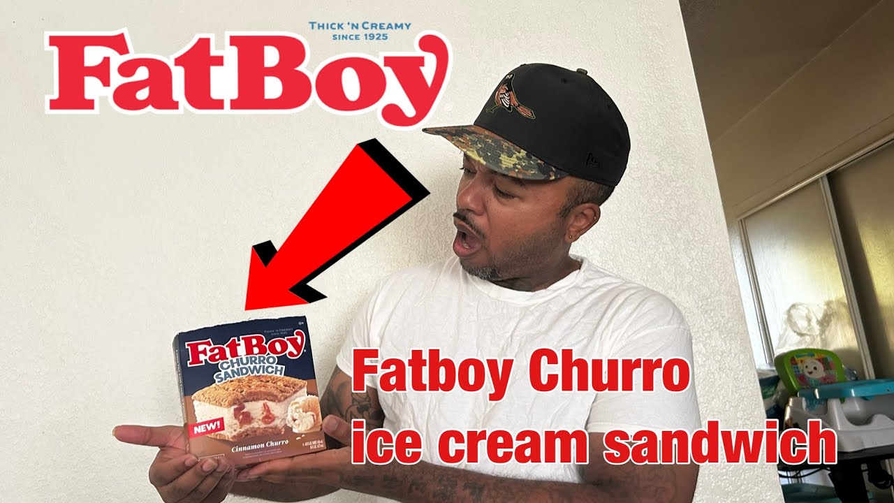 Fatboy churro (ice cream sandwich ) #fatboy #icecream - YouTube