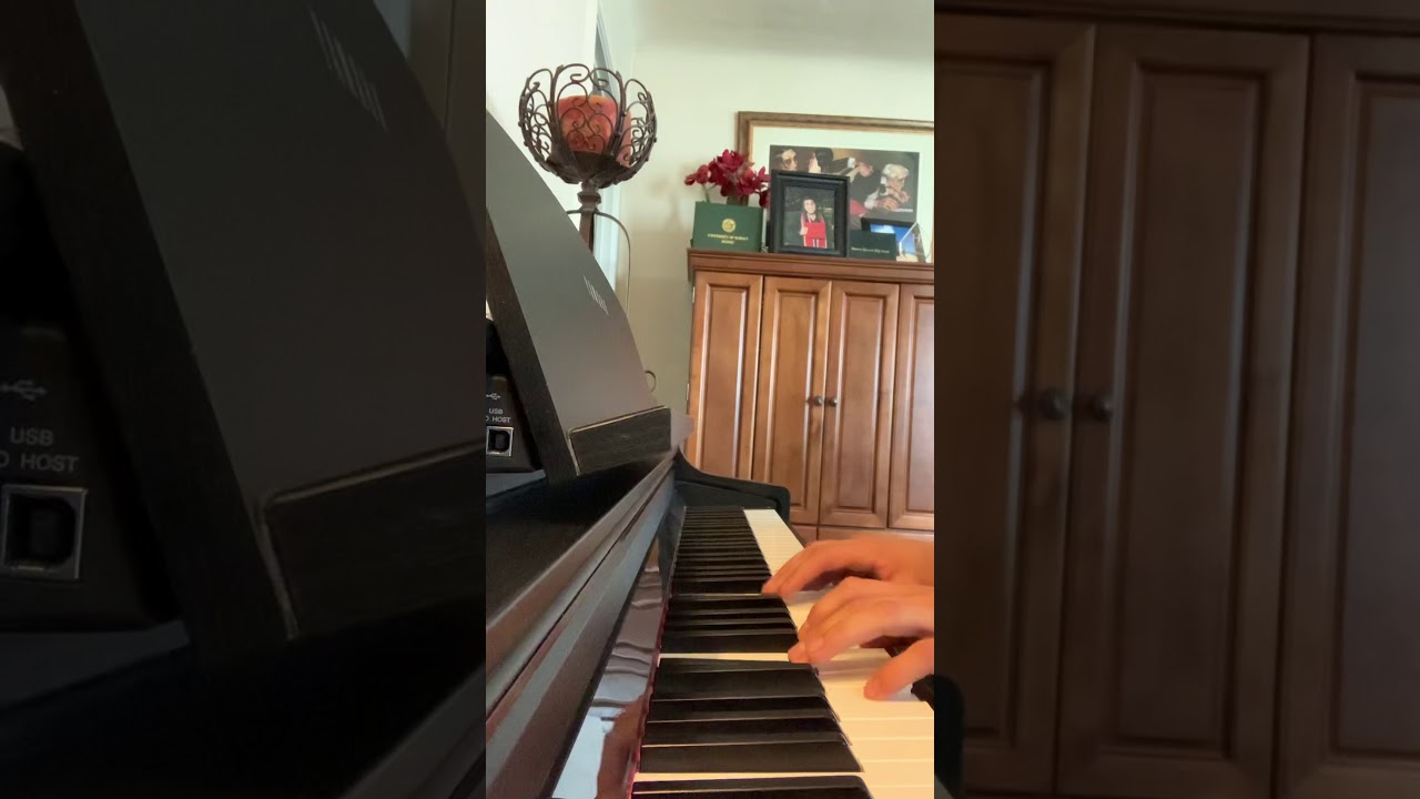 Minor 5 finger patterns white keys - YouTube