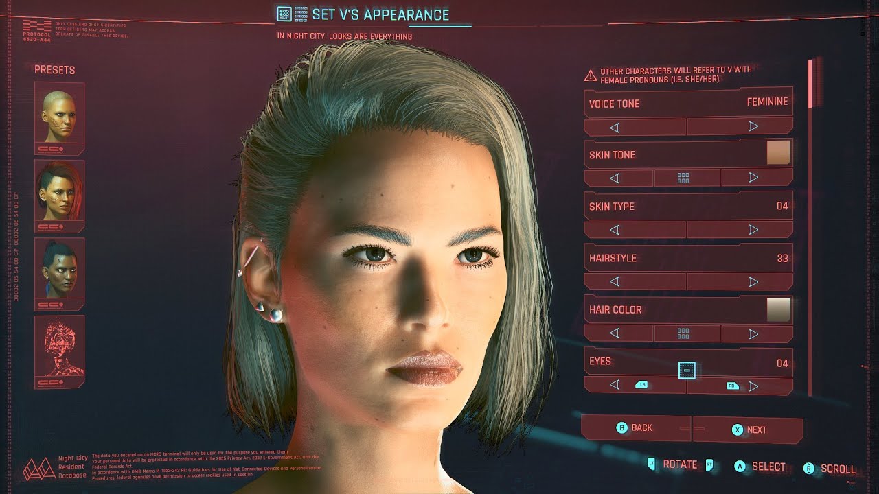 Amy Lau (BEEF) Cyberpunk 2077 character creation - YouTube