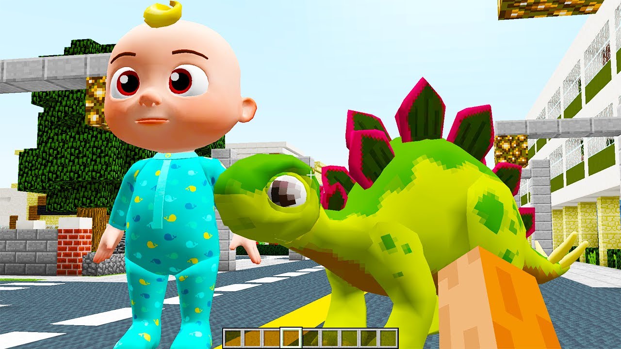 Cocomelon Dinosaur Steggo in Minecraft - YouTube