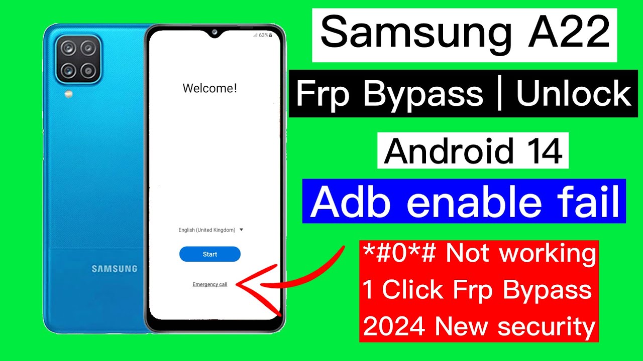 Samsung A22 Frp Bypass 2024 Code *#0*# Not working | Samsung a22 remove google lock - YouTube