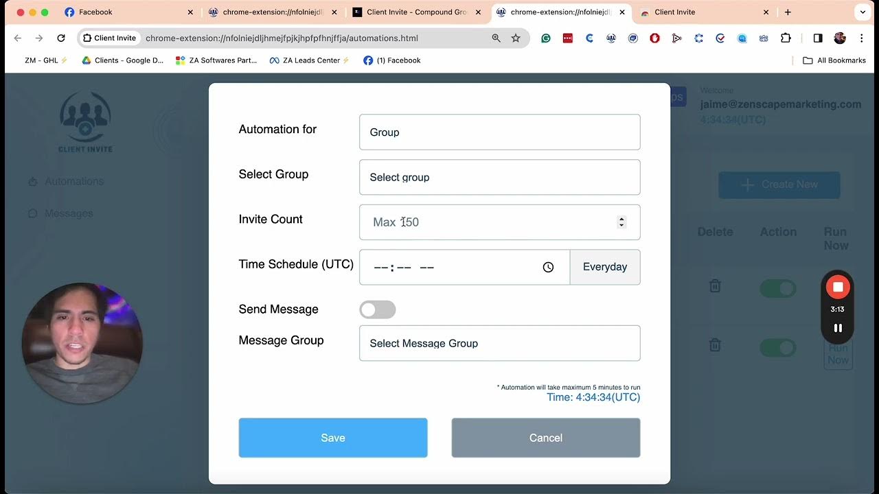 Facebook Automation Software | Client Invite How to Easily Grow Your FB Groups & Pages - YouTube