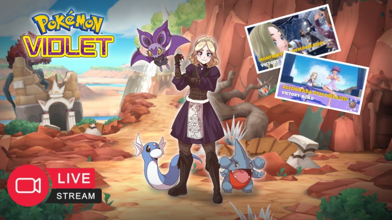 【Pokémon Violet 11】Gym Six and Seven! A Rival Appears!【VTUBER】 - YouTube