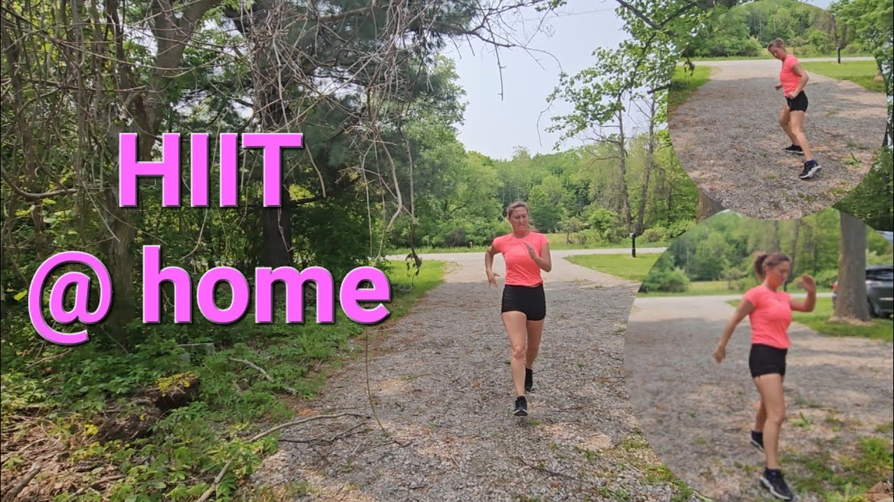 HIIT Training at Home Side Shuffles, Running & Walking - YouTube