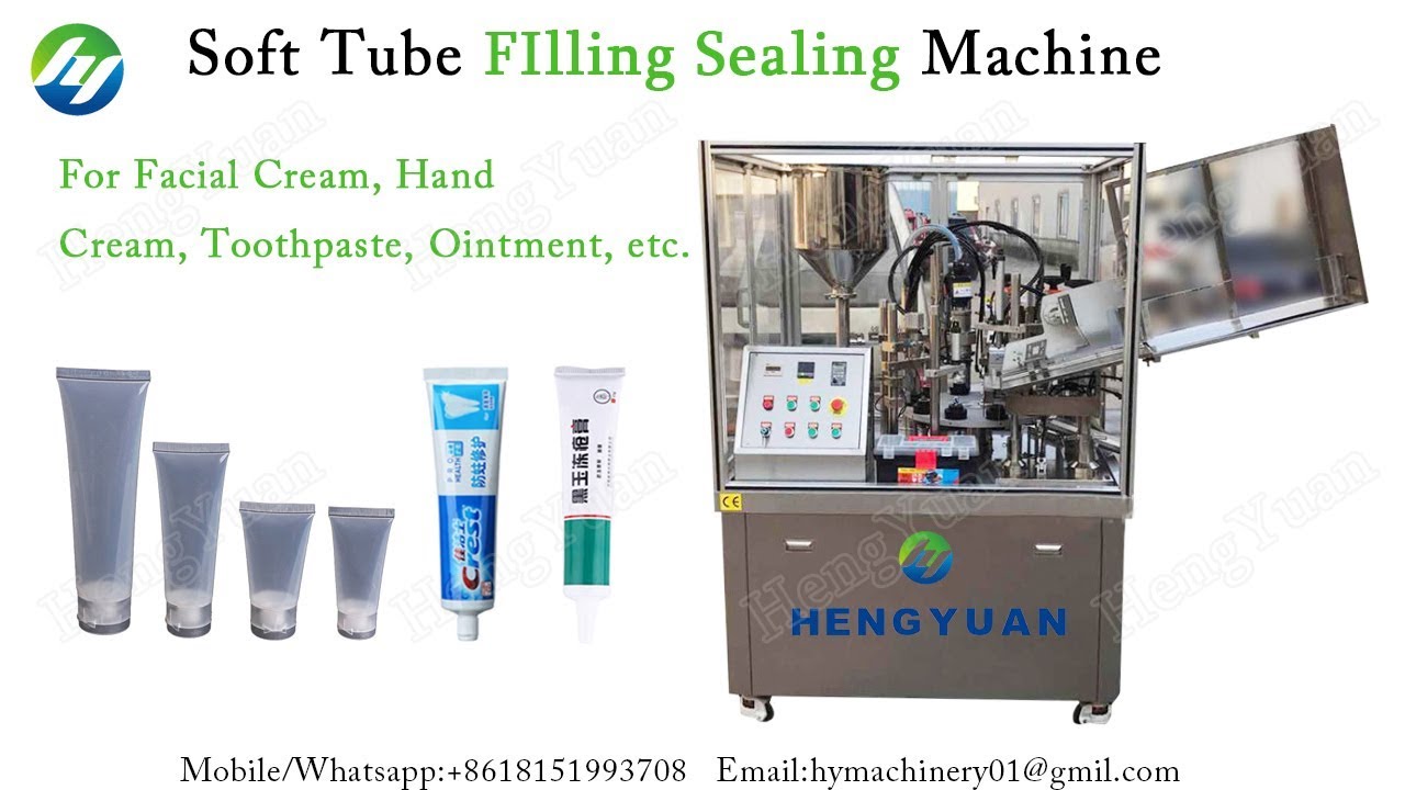 Soft Tube FIlling Sealing Machine for Ointment/Salve/Unguent Packing ...