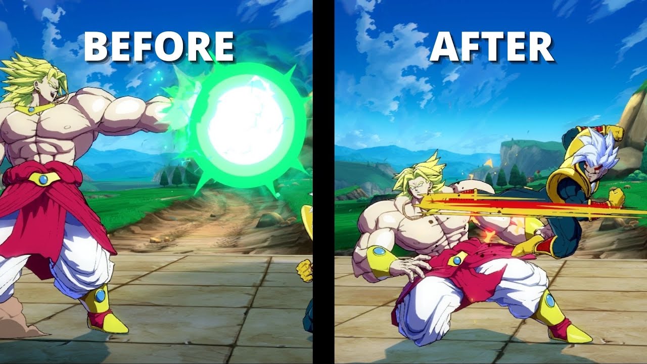 Z Broly Changes! Before and After Comparison!! Dragon Ball FighterZ ...