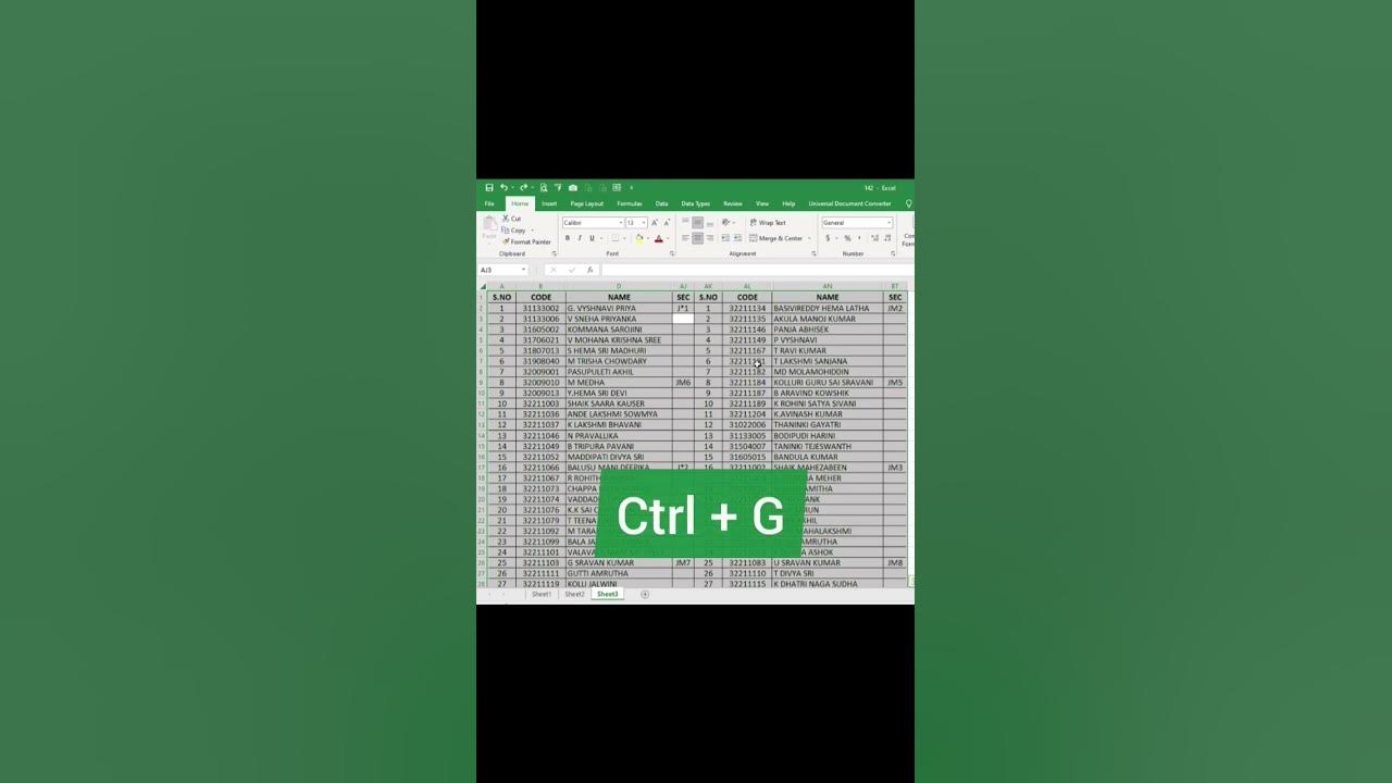 Excelshorts Excel Down Fill Formula You Never Seen Before Youtubeshorts Viral Youtube