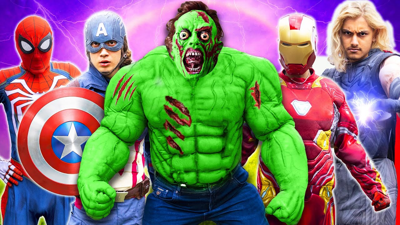 Zombie Hulk VS Superheroes: Rise Of The Undead - YouTube