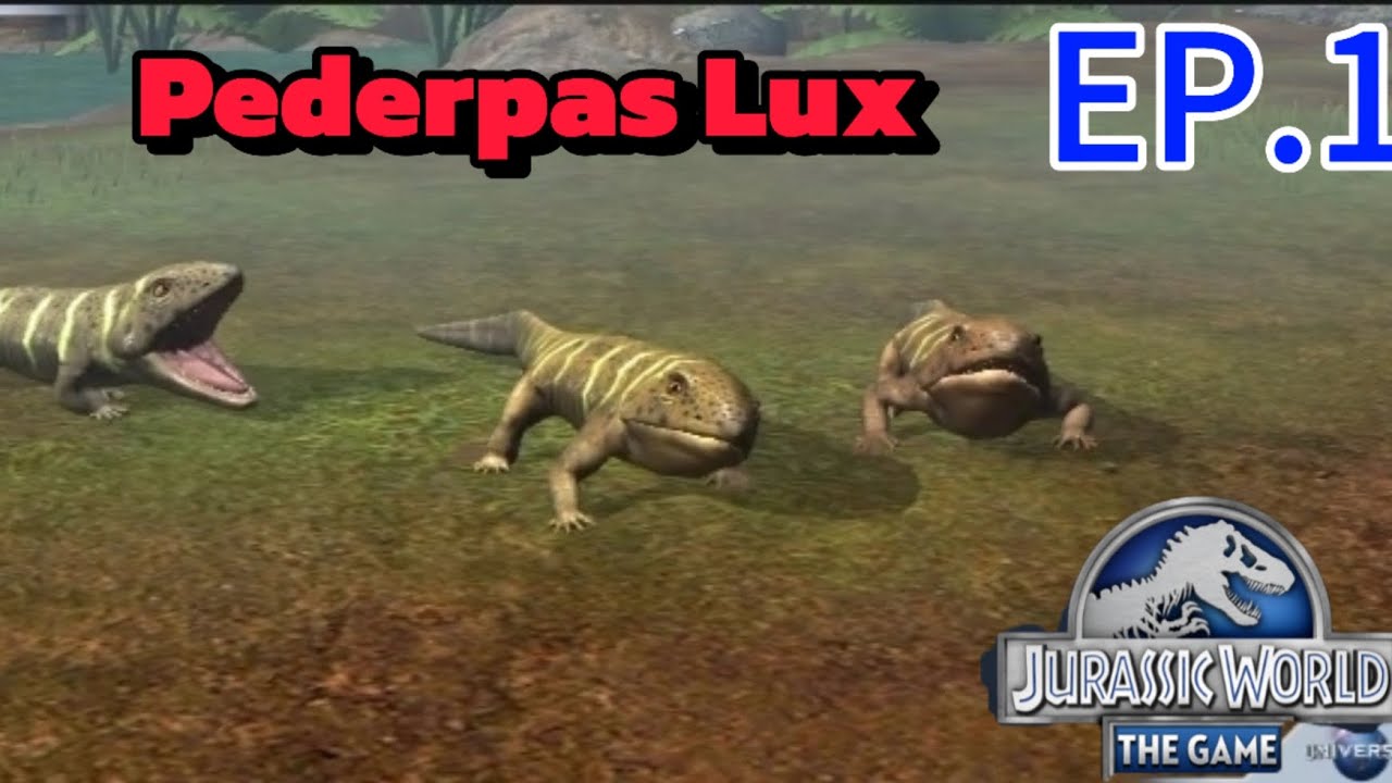 Jurassic world The game EP.1ยินดีต้อนรับเจ้าPederpes Lux - YouTube