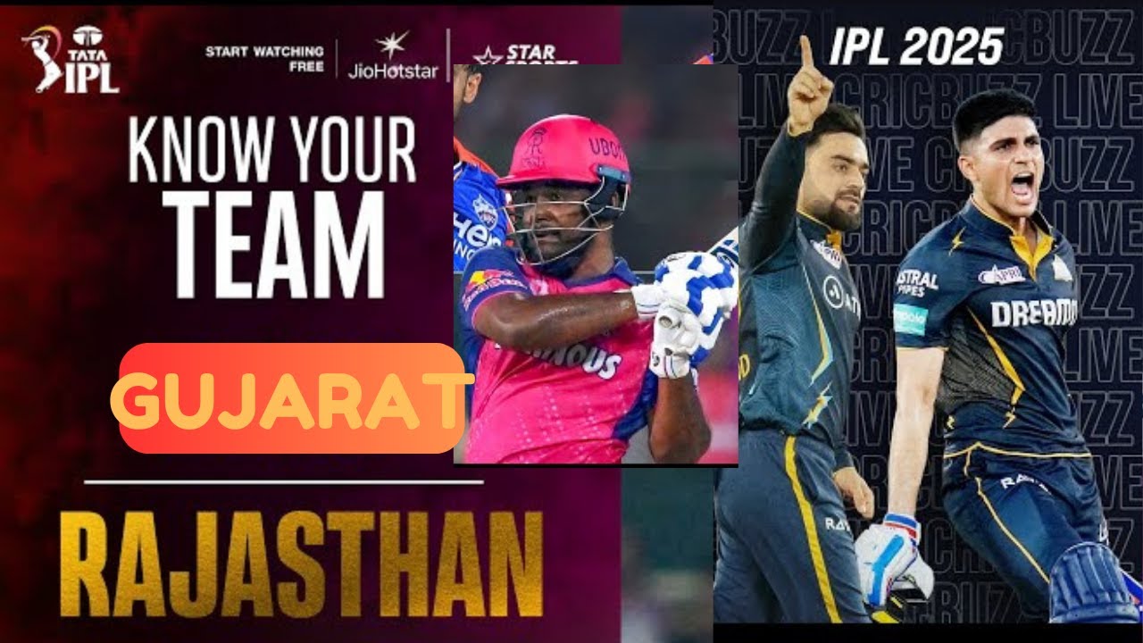 Know you Team : GT and RR , Team PREVIEW | CAN THEY GET THEIRE SECOND ...