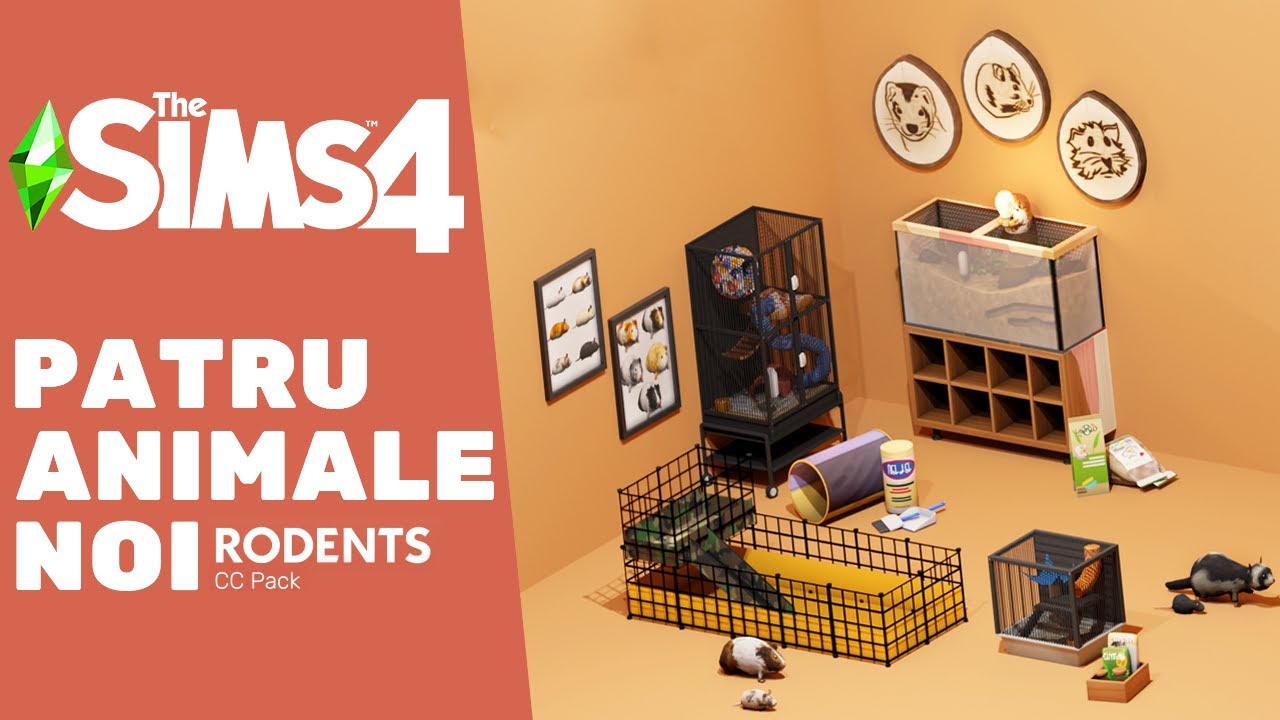 PATRU ANIMALUTE NOI IN THE SIMS 4 | Rodents CC Pack - YouTube