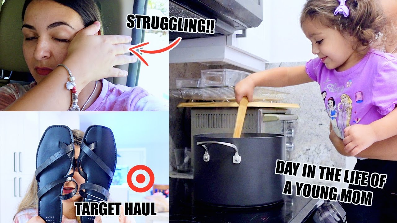 Day In The Life Of A Young Mom *MENTAL BREAKDOWN, Target Haul & More ...
