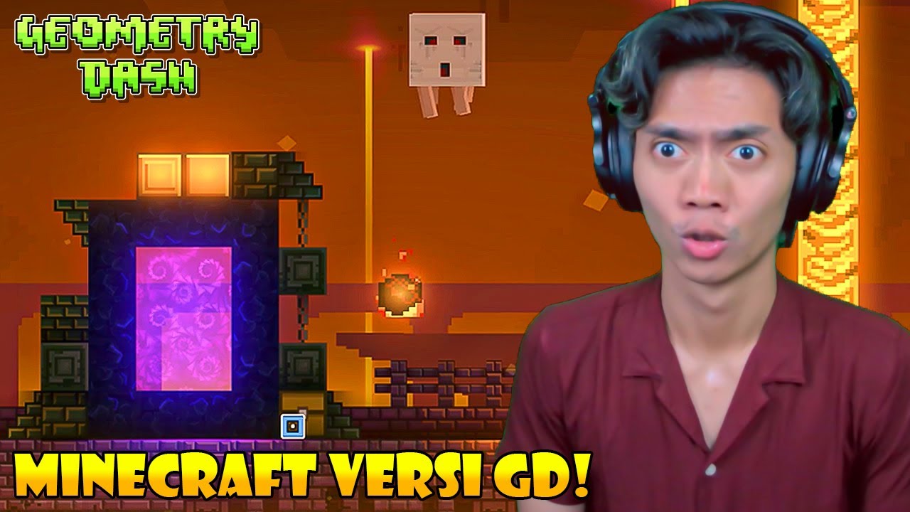 COBAIN LEVEL MINECRAFT! Geometry Dash - Indonesia (Search) - YouTube