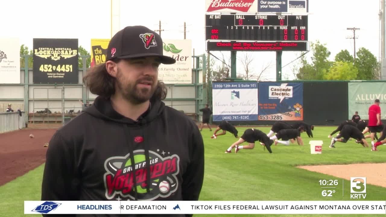 Great Falls Voyagers ready for season opener - YouTube
