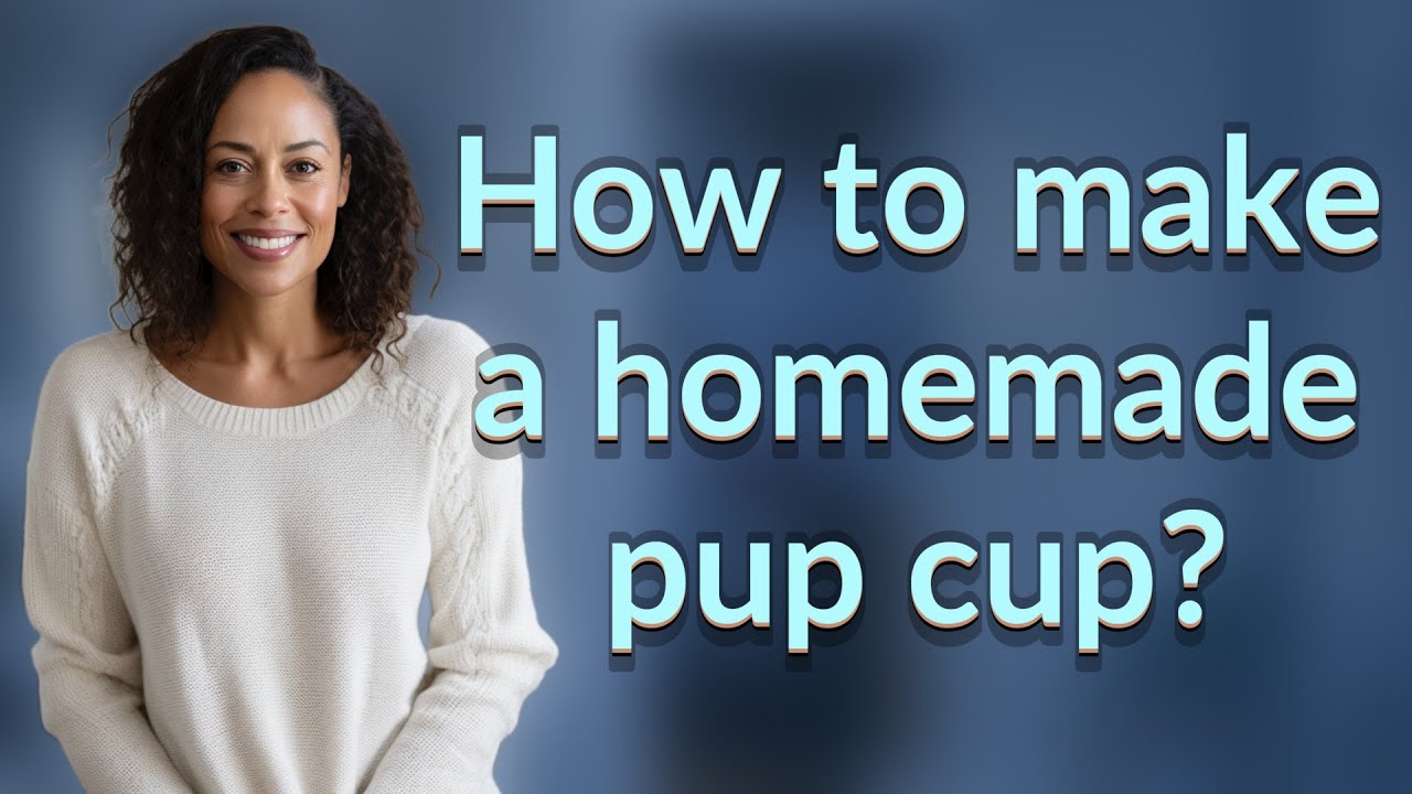 How to make a homemade pup cup? - YouTube