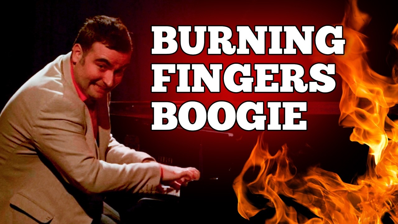 Burning Fingers Boogie - fast boogie woogie piano! - YouTube