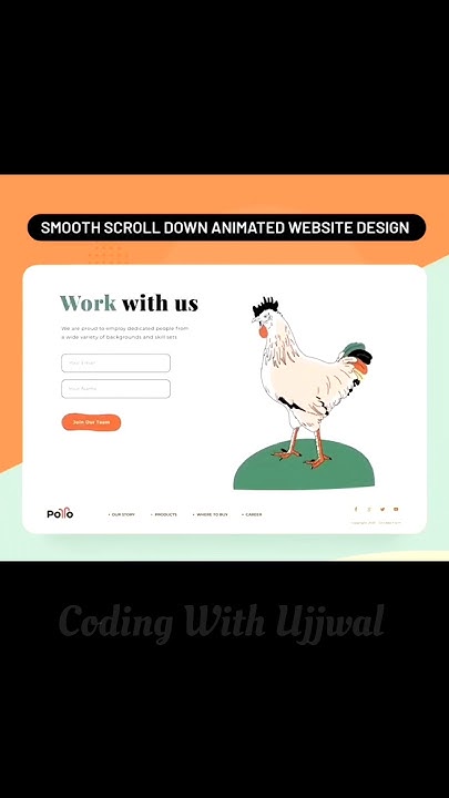 🔥 Smooth Scroll Down Animation in HTML & CSS – Make Your Website Look AMAZING! 🚀 - YouTube
