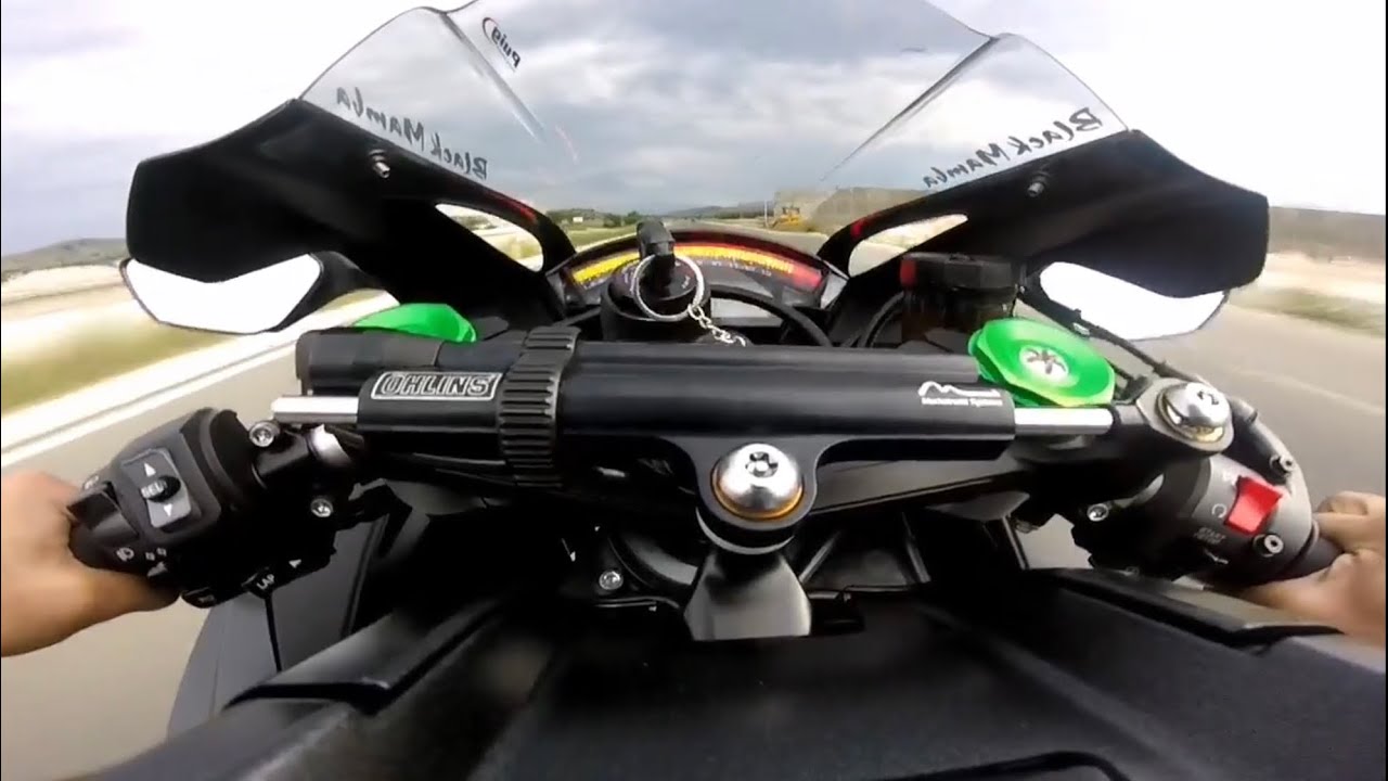 Tuned KAWASAKI NINJA ZX10R (Acceleration, Top Speed, OnBoard) Very Fast ...