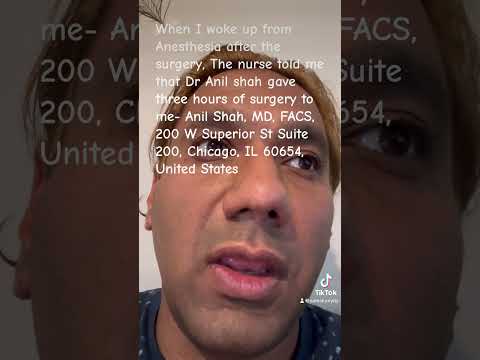 When I woke up from anesthesia after the surgery, the nurse told me t ...