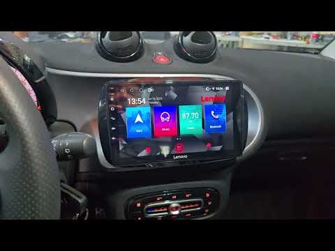 Smart 453 που είχε εργοστασιακό Navi.. οθόνη Android 14 Lenovo 9" - YouTube