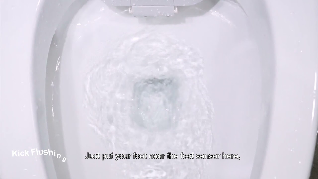 Kick Flushing Integrated Siphonic Jet Flushing Bio Bidet Smart Toilet ...