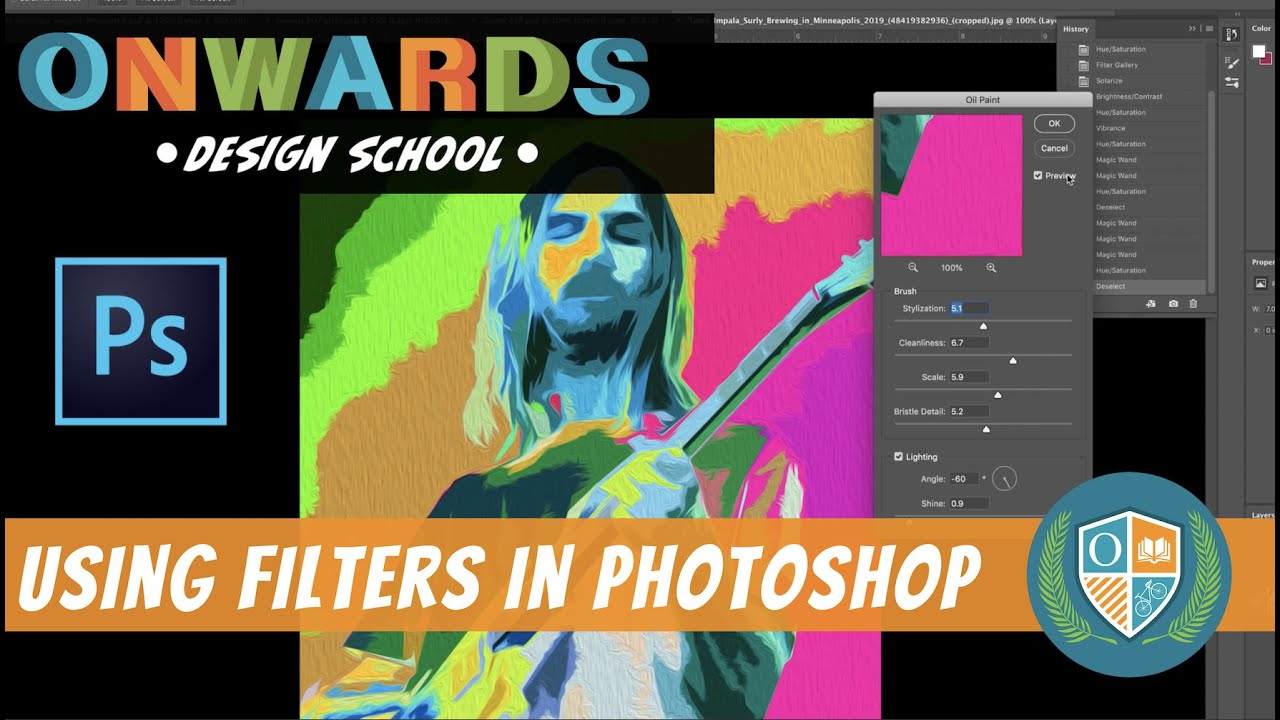 How to use Filters in Photoshop - YouTube