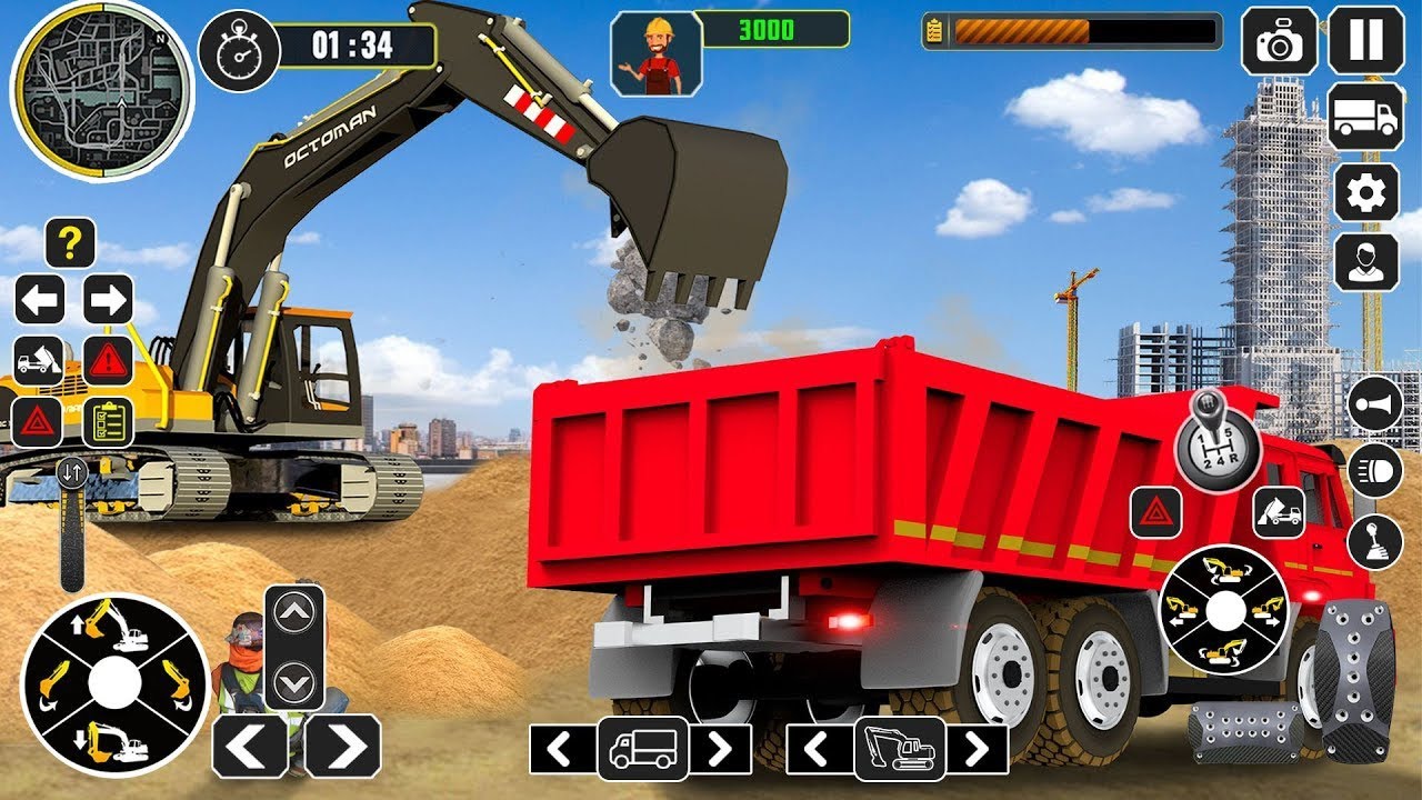 City Road Construction Games - City Construction Simulator - Android ...