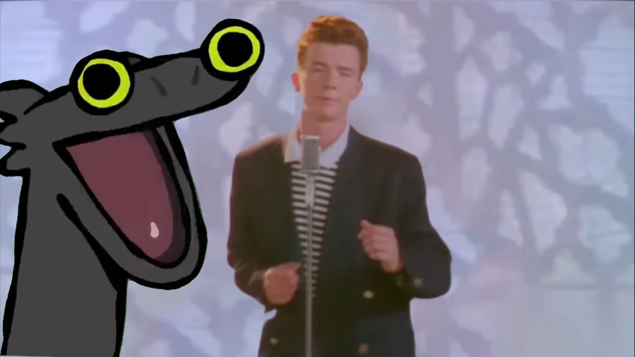 Toothless eats Rick Astley - YouTube