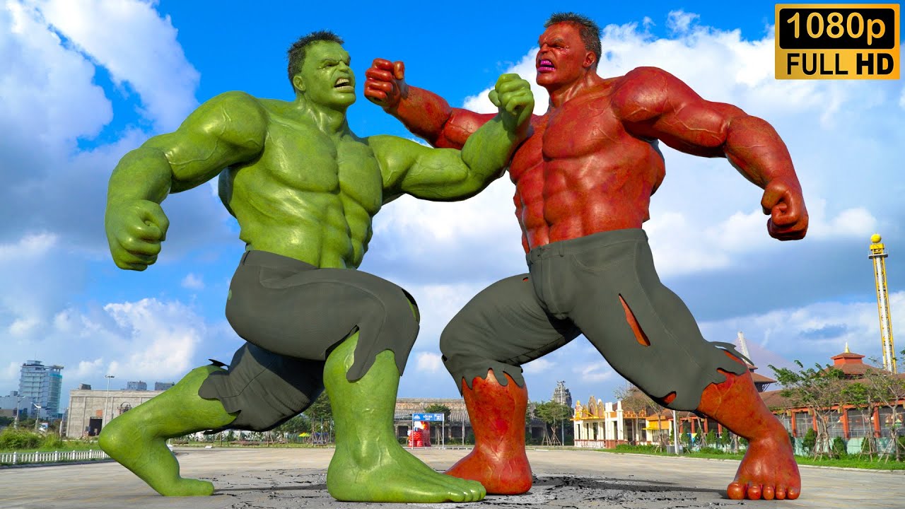 The Avengers - Hulk vs Red Hulk Fight Scene (New Movie 2024 ...
