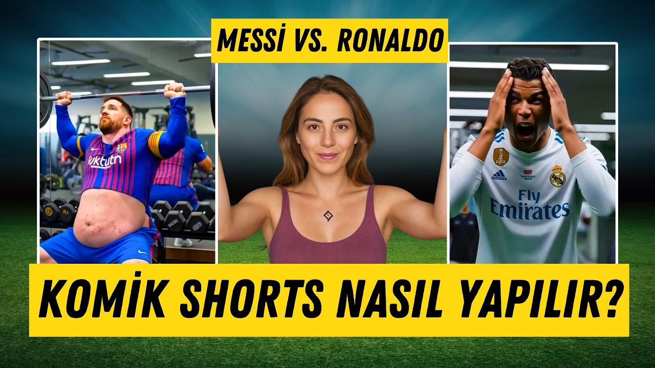 Messi mi Ronaldo mu?⚽Komik Youtube Shorts Videoları Nasıl Yapılır ...