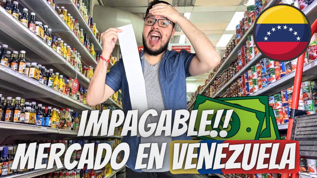 Hice MERCADO en VENEZUELA y casi no puedo PAGAR 😭 esto CUESTA hacer ...