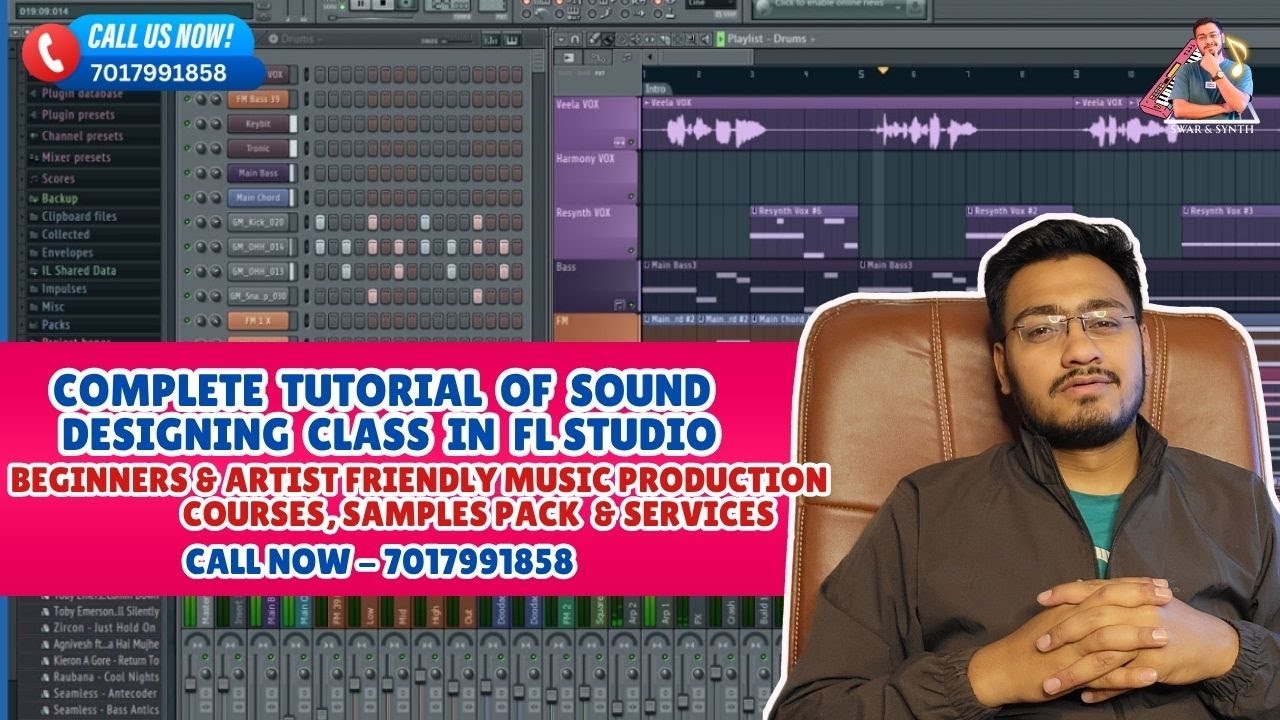 Sound Designing Class Tutorial || Fl Studio Course || Arrangement ...