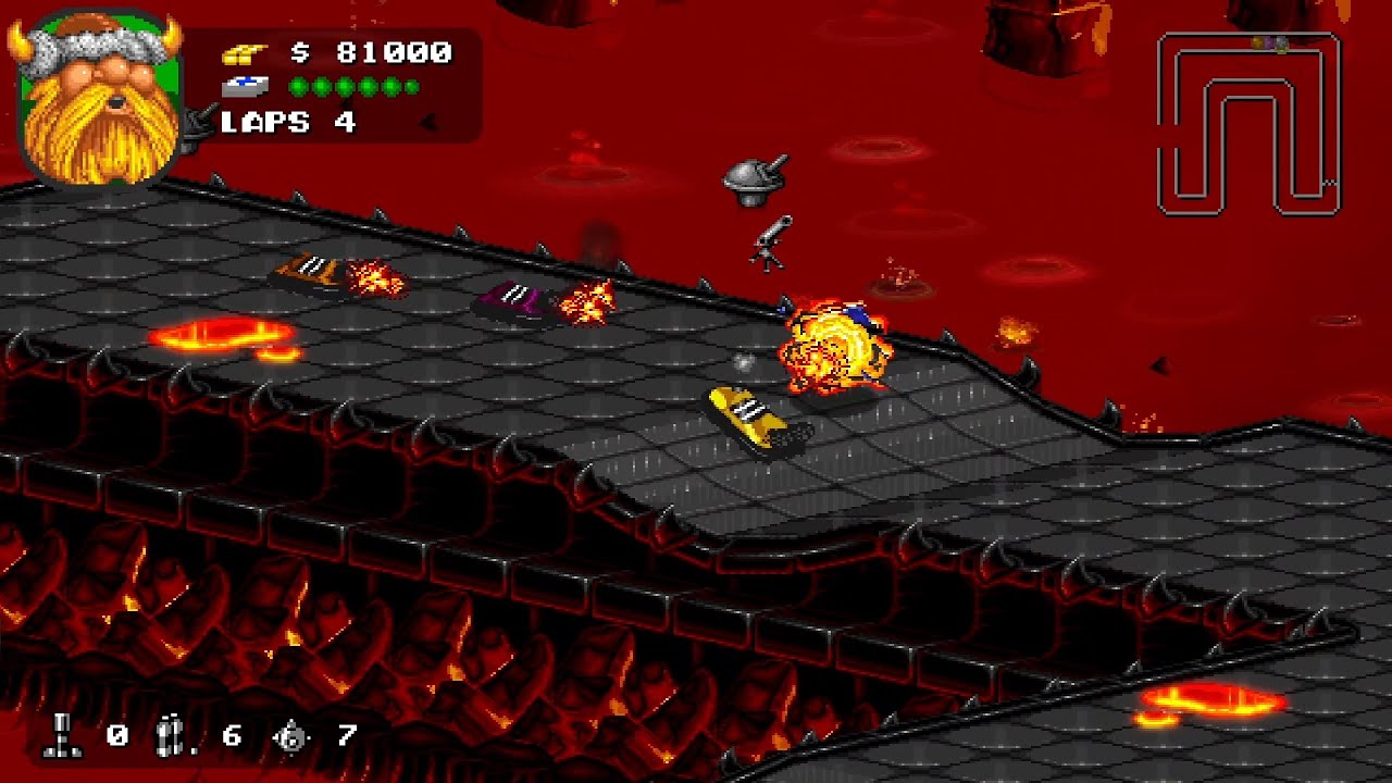 Rock n' Roll Racing Definitive Edition 16:9 Widescreen [2] - YouTube
