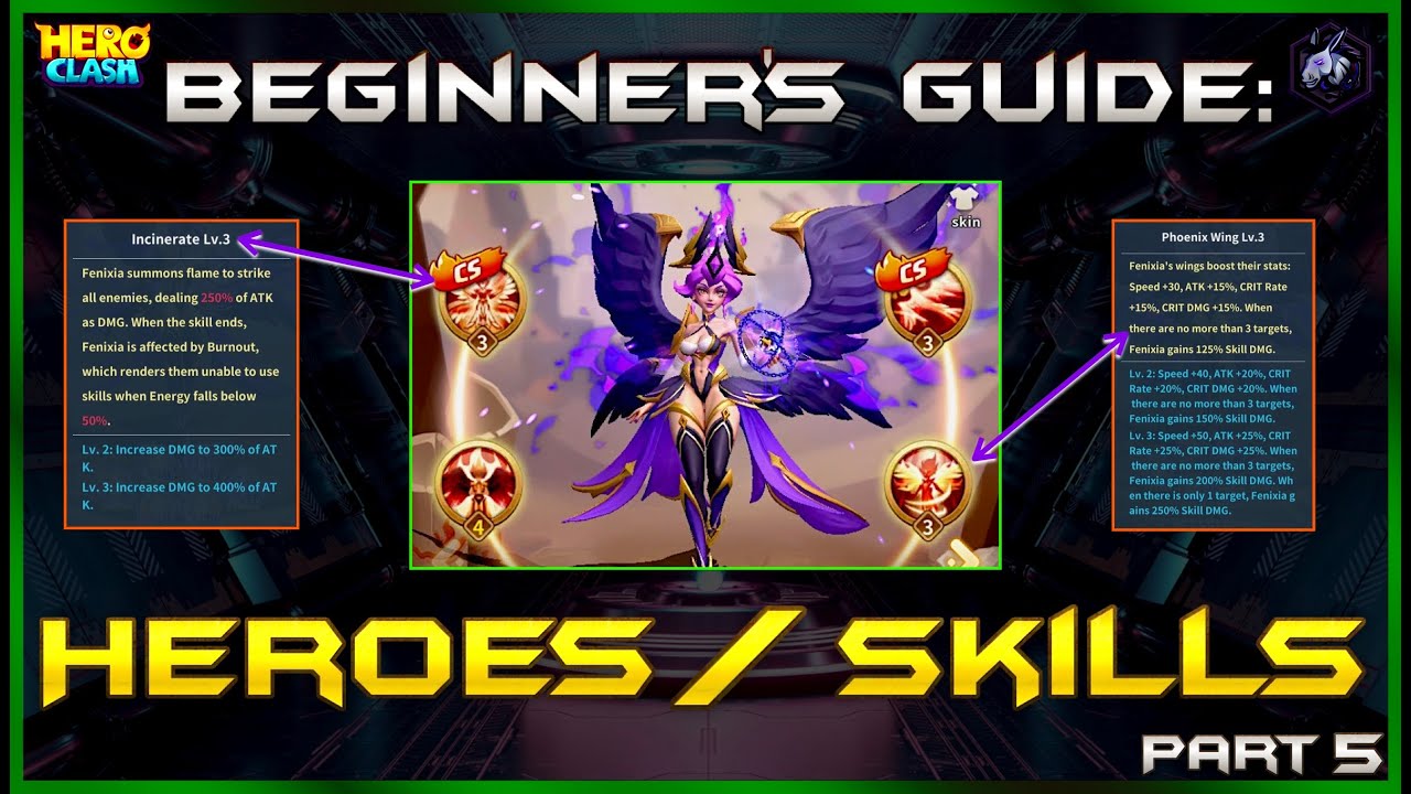 Heroes and Skills Explained | The Beginner's Guide! Ep. 5 | Hero Clash ...
