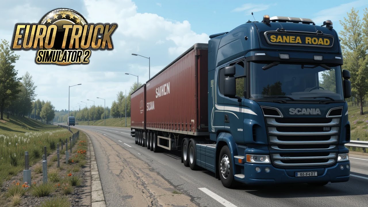 Finnish Roads: Scania Double Trailer Delivery - ETS2 Gameplay ...