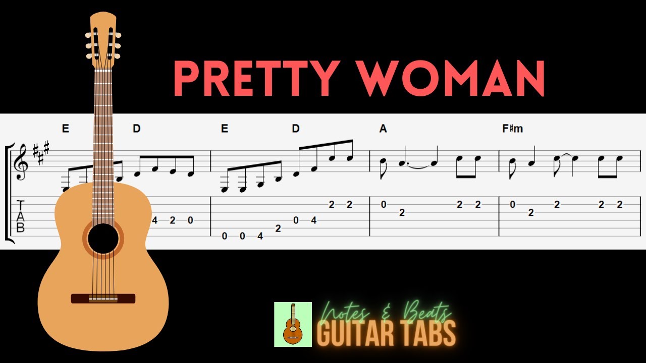 Roy Orbison- Pretty Woman GUITAR TAB - YouTube
