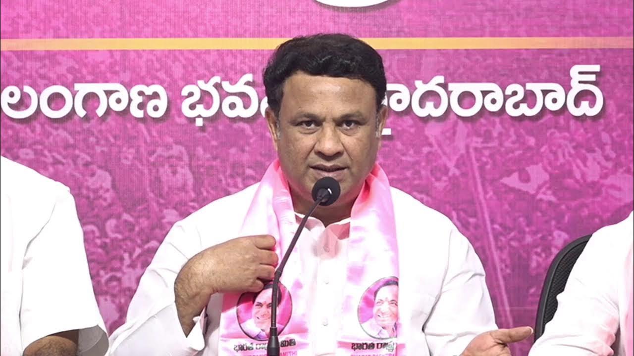LIVE : EX MLA Bigala Ganesh Gupta Others Press Meet At Telangana Bhavan | BRS Live FEED - YouTube