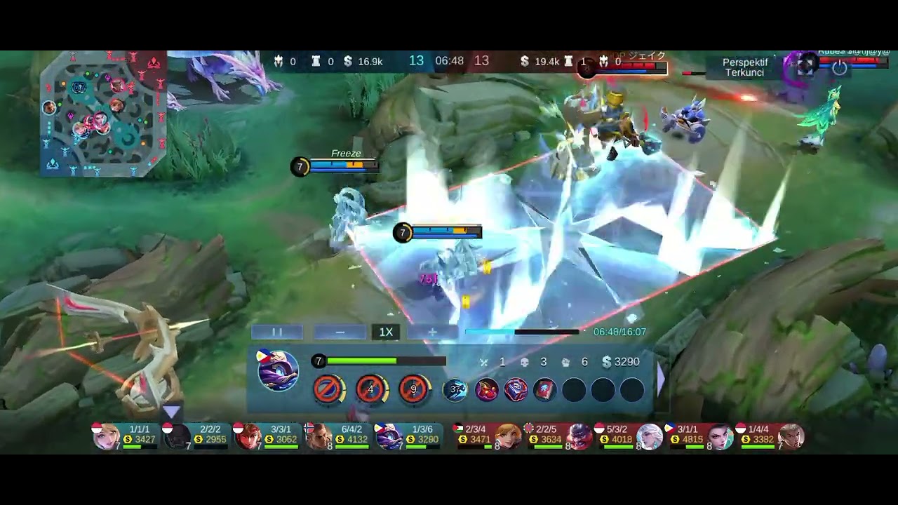 Bermain mobile legends pakek Hero ciklop episode 34 - YouTube