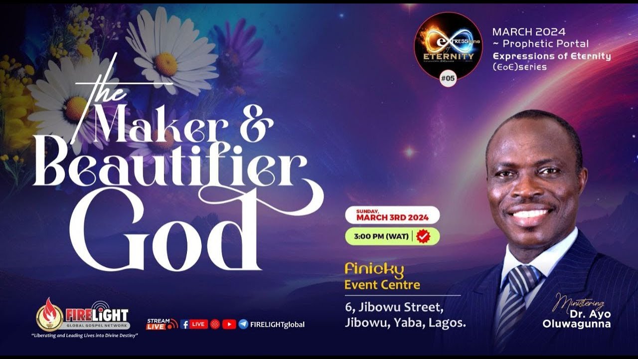THE MAKER AND BEAUTIFIER GOD | PROPHETIC PORTAL | DR AYO OLUWAGUNNA ...