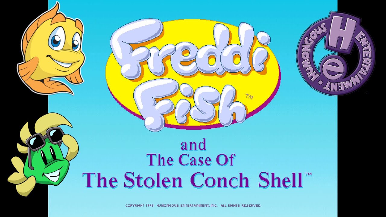 Playing old PC games: Freddi Fish 3 The Case of the Stolen Conch Shell ...
