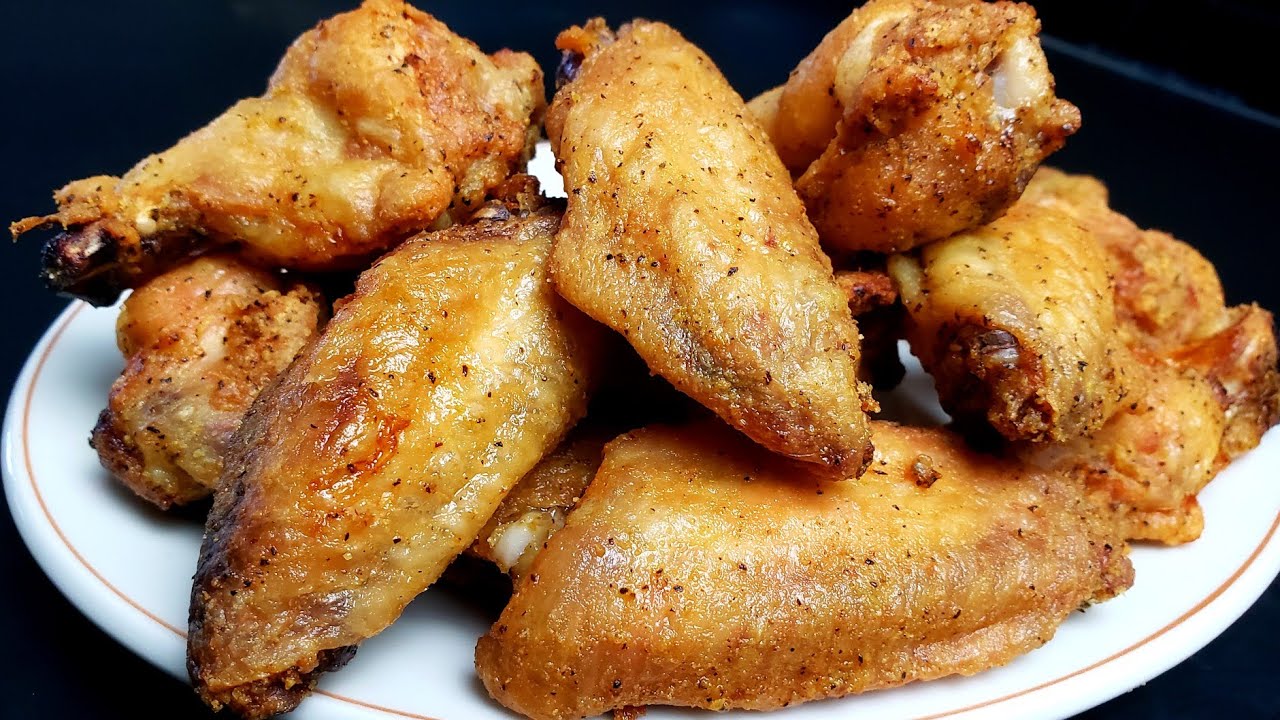 Extra Crispy Chicken Wings Oven Baked Chicken Wings Recipe Youtube