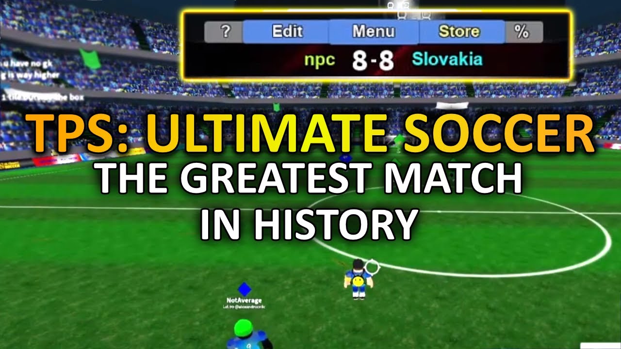The GREATEST MATCH in TPS History - TPS: Ultimate Soccer Roblox - YouTube