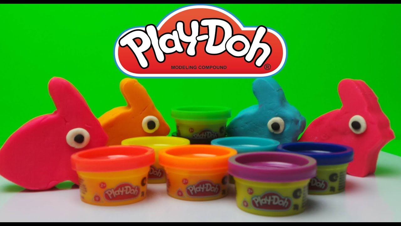 Play-Doh Easter Bunny Surprise Openings including Kinder Eggs Spider ...