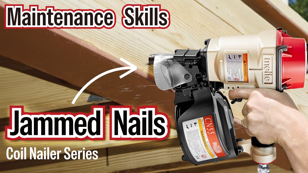 Coil Nailer Repair- How to Fix Nail Jam - YouTube