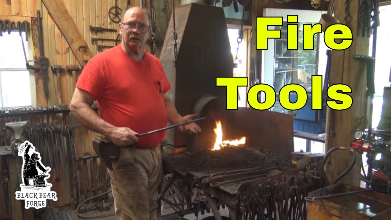 Coal fire maintenance tools - YouTube