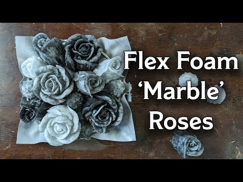 Making flex foam roses (in 1 minute 😜) - YouTube