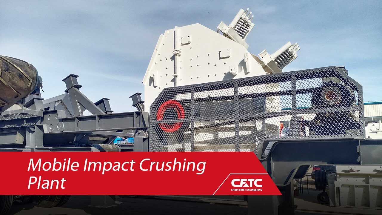 Mining quarry mobile coal rock impact stone crushing-CFTC Company - YouTube