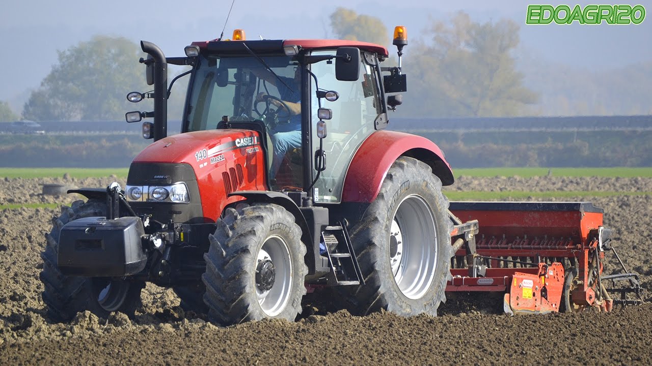 Case ih Maxxum 140 + Combinata Maschio + Carraro - 3m || By Edoagri20 ...