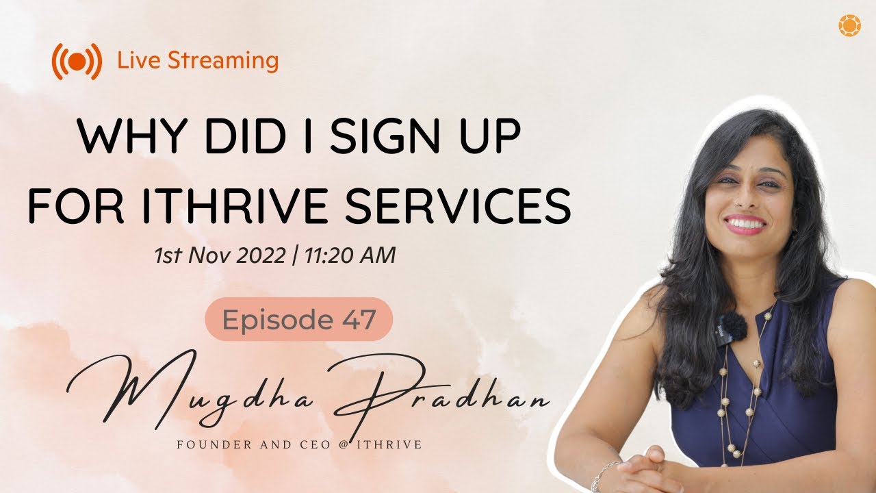 Why Did I Sign Up for iThrive Services - YouTube