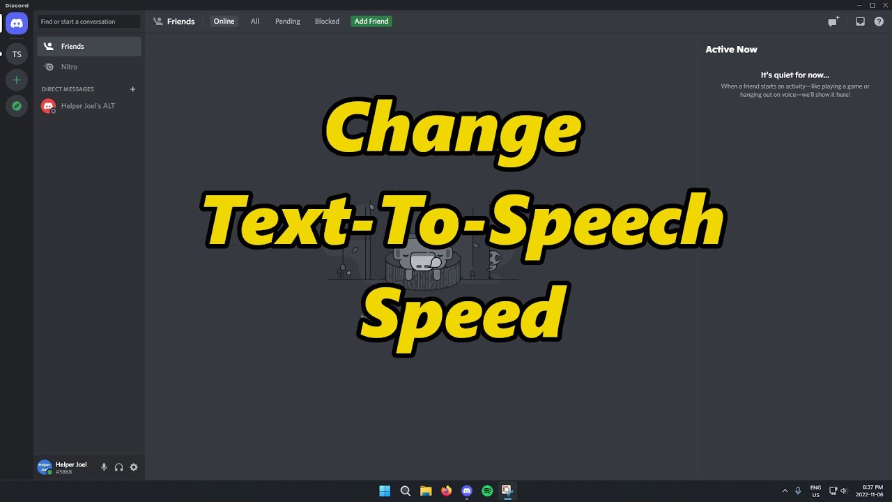 How To Change Text To Speech Speed On Discord PC YouTube How To Change Text To Speech Speed On Discord PC YouTube